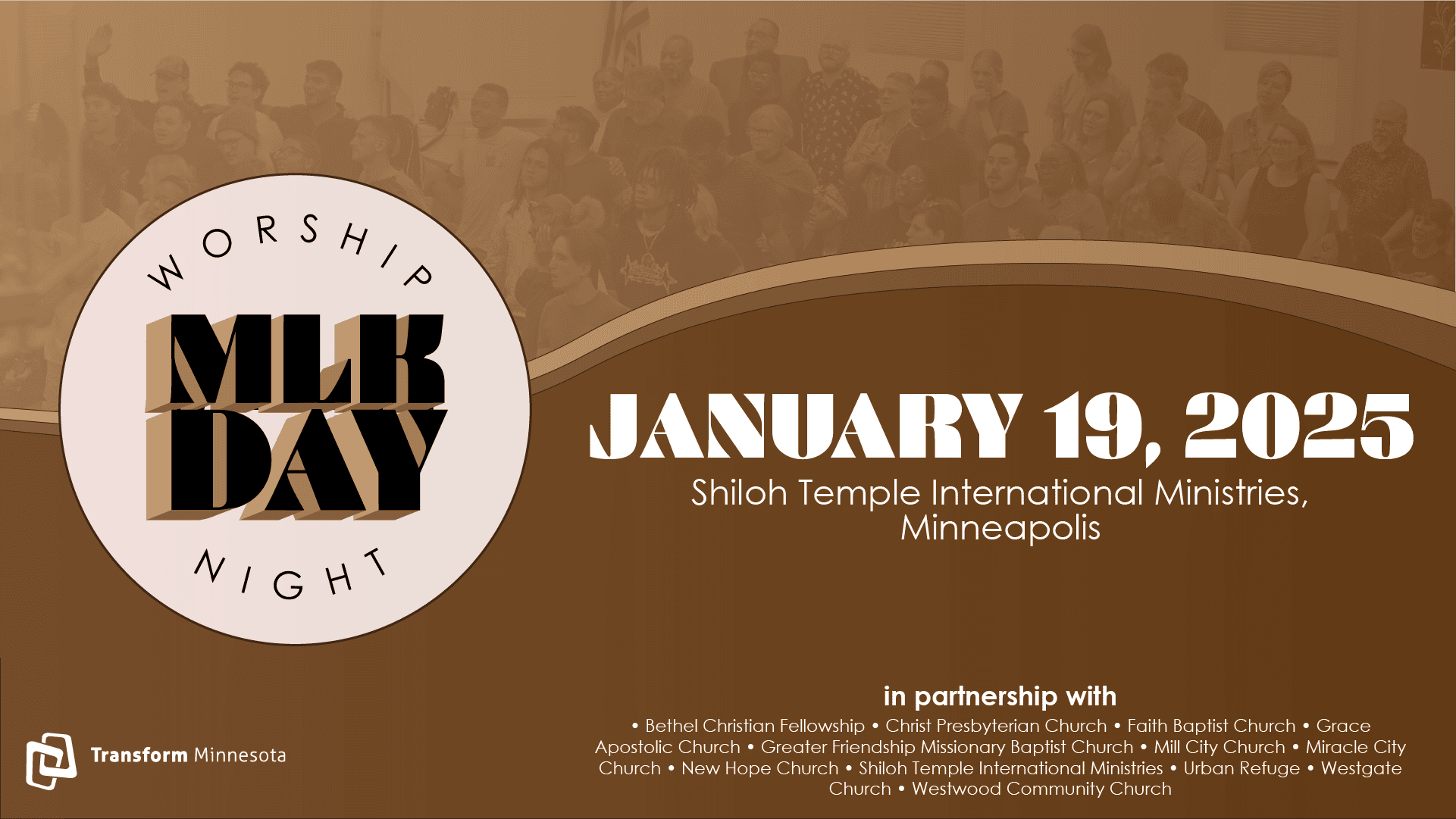 Martin Luther King Worship Gathering - Transform MN